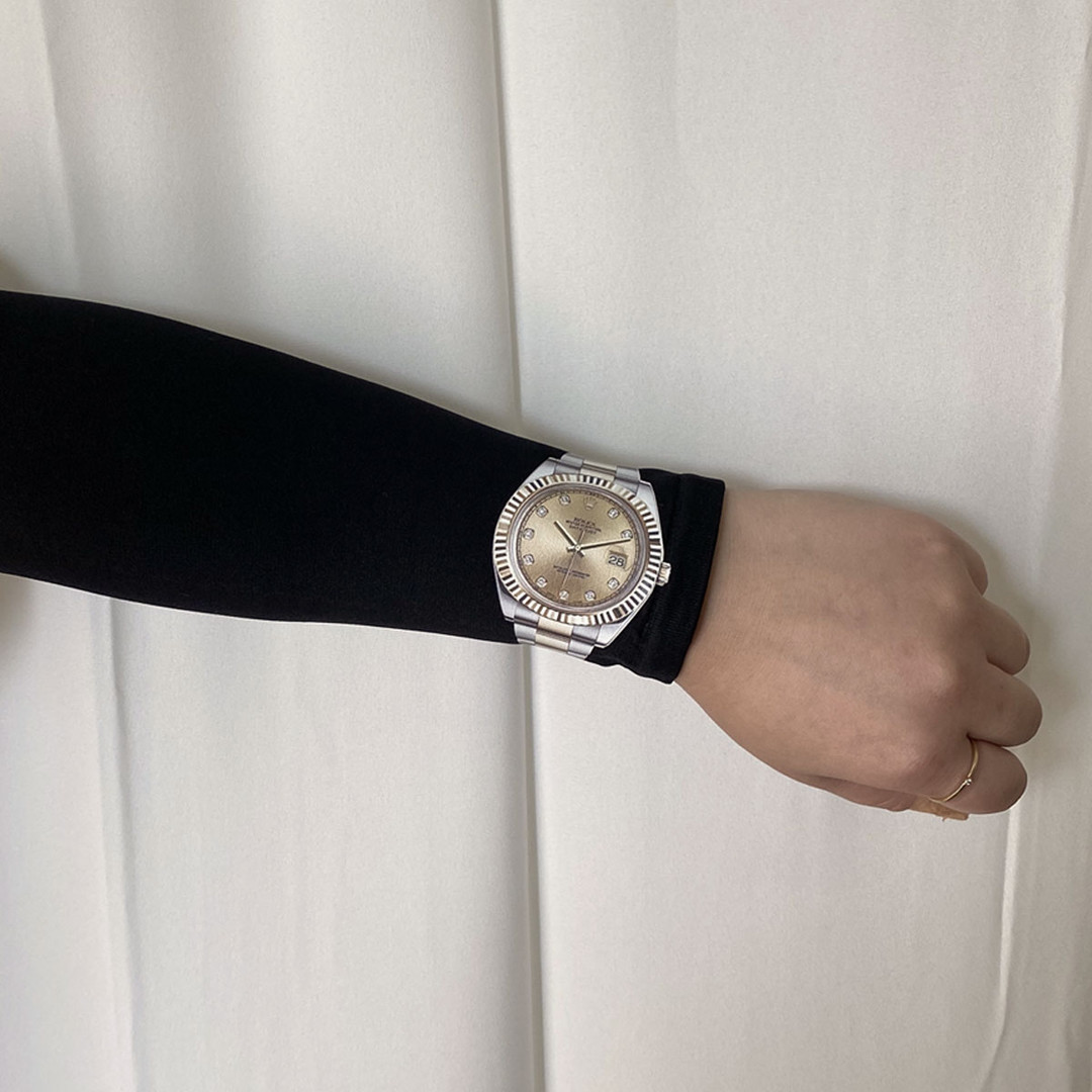 cool wristlets printed with a fake watch