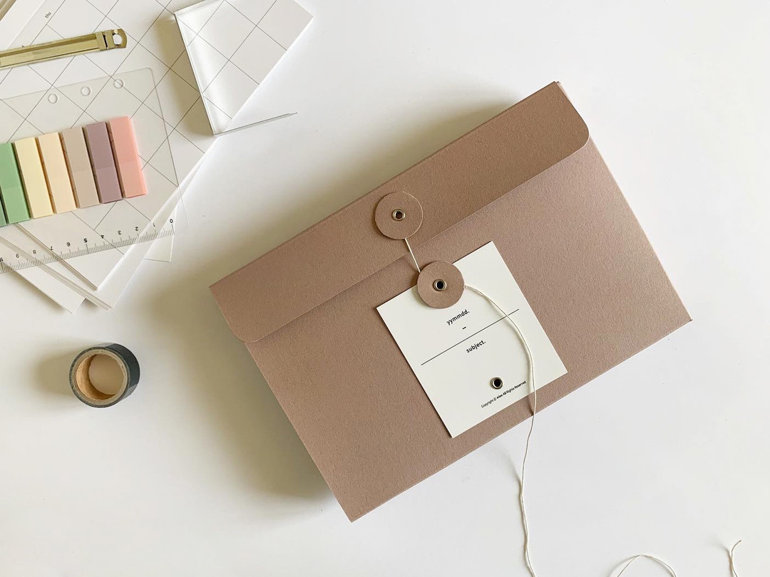 yymmdd.Paper File – Flexible Minimalist Document Organizer for Office & Home | idus