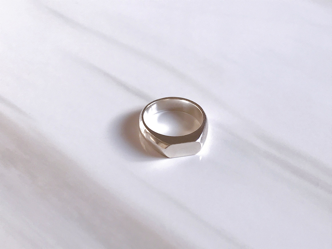 Silver925 Bold signet ring | idus