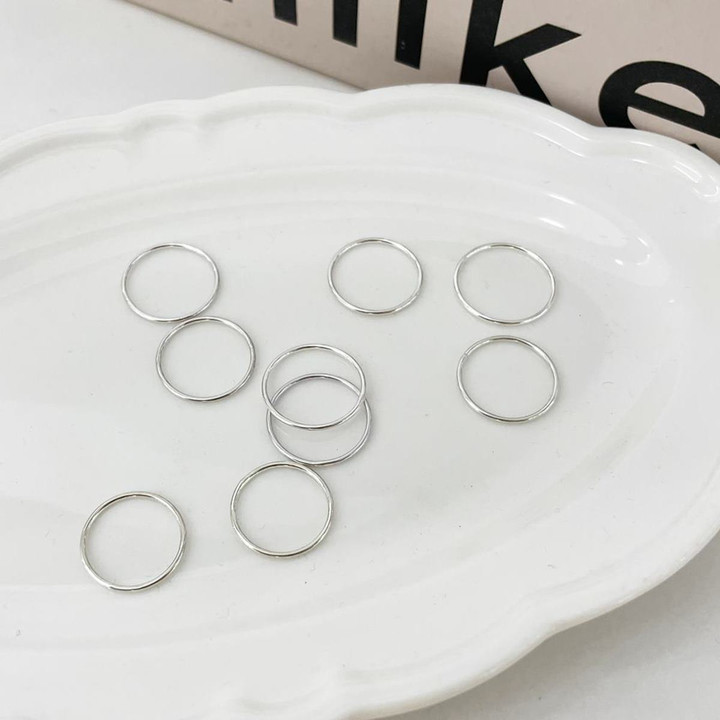 실버925 1mm 실반지 | 아이디어스