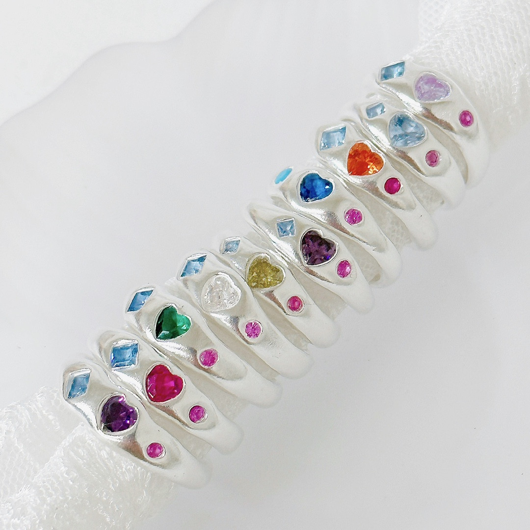 [custom] 99.9% silver Star Candy Ring | idus