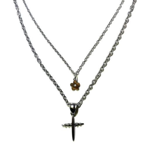 Two Chain Layered Necklace Two Chain Layered Necklace