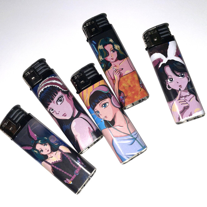 anime lighter 5종(시티팝 무드!) | 아이디어스