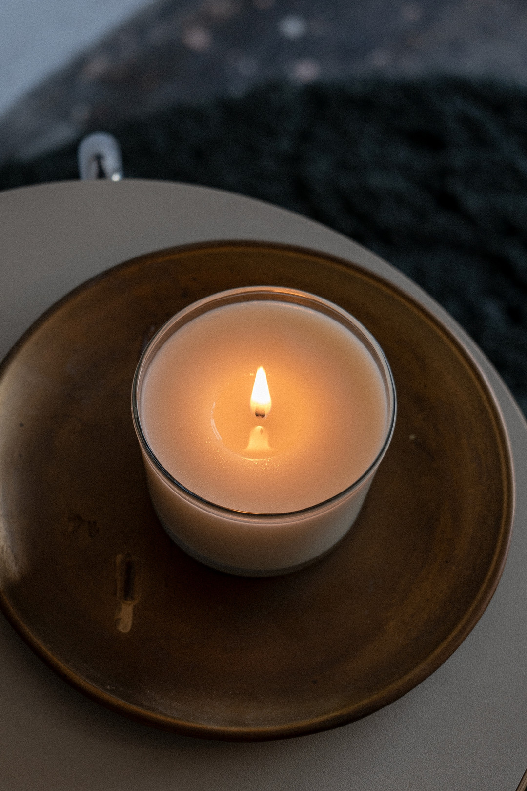 [soywax candle] wood & smoky scent / Wafts of Scents light Timber