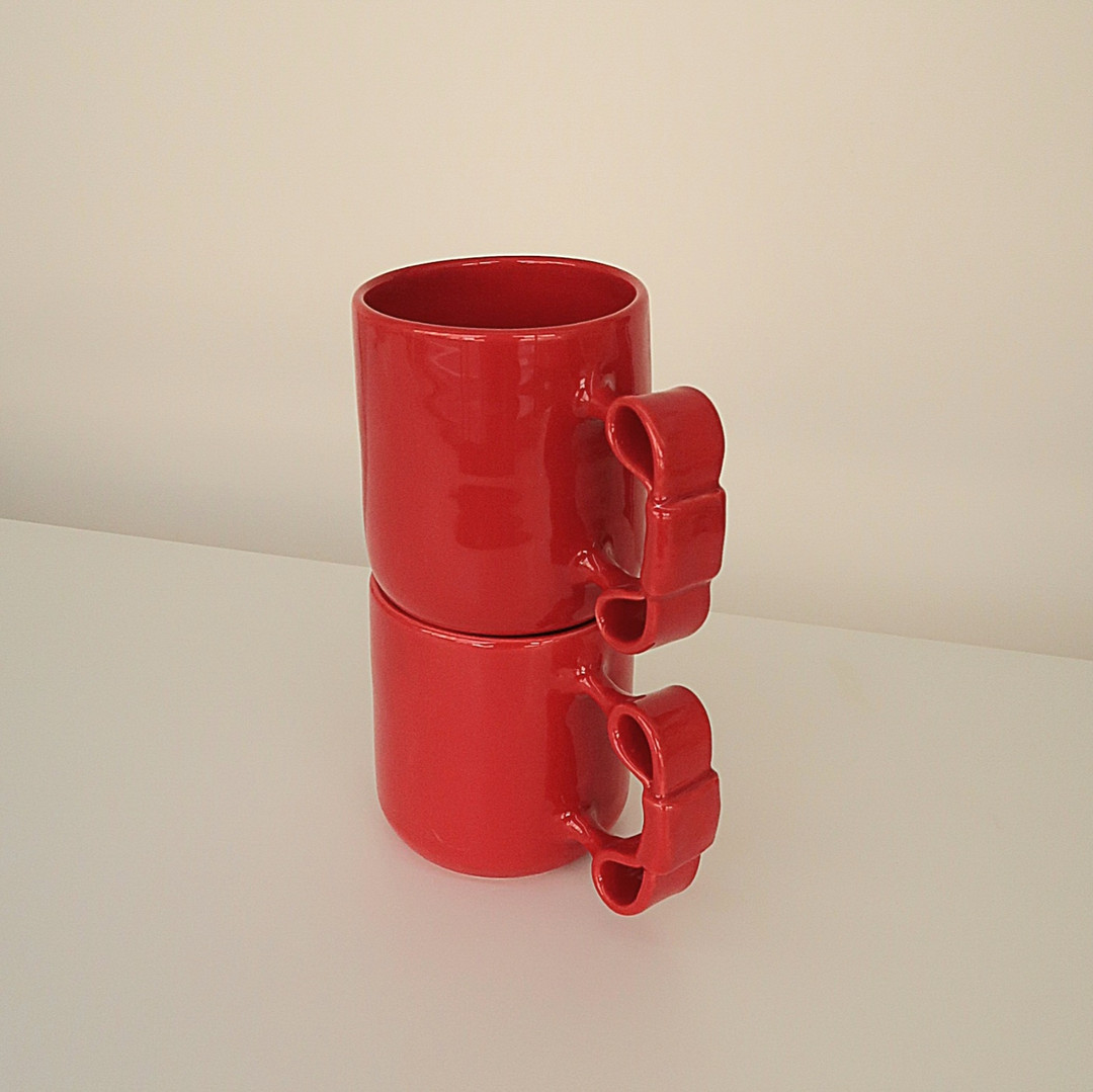 Cherry Ribbon Big Mug | idus