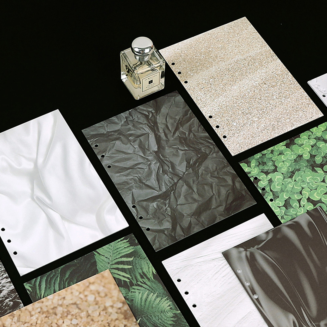 [A5] texture mix 6 holes diary refill paper