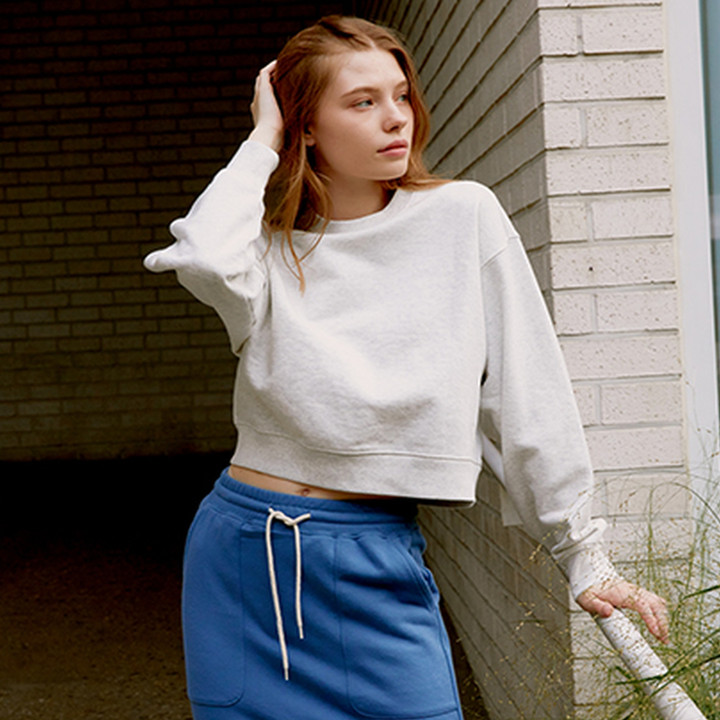 [NEW] 스탠다드 크롭 맨투맨 (MCG1-MT210) | 아이디어스