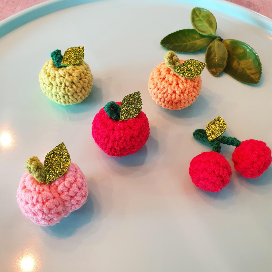 Mini Fruits / Crochet KeyChain BagCharm | idus