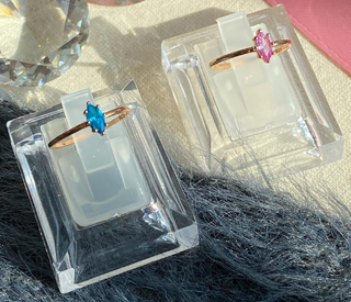 당일배송 [2color] 925실버 엘사 타원반지 | 아이디어스