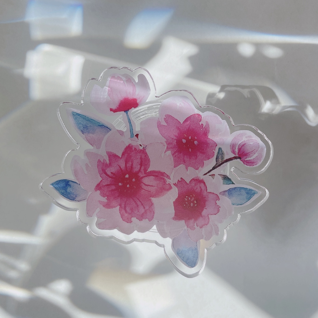 Cherry blossom Pop Socket(Magsafe) | idus