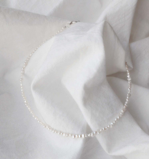 [925실버]쁘띠진주초커목걸이 | 아이디어스 - 핸드메이드, 수공예, 수제 먹거리
