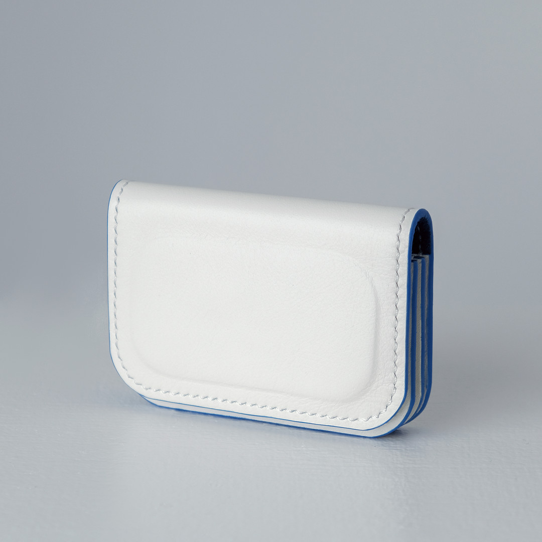 MOMO WALLET WHITE/BLUE | idus