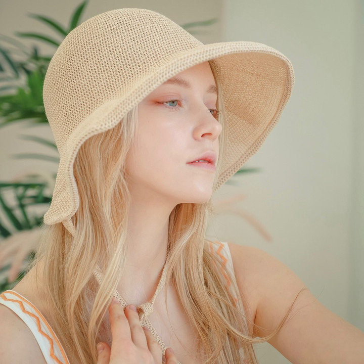 수영장필수 ️ 물에젖어도괜찮아요, 헤나 보닛 모자 | 아이디어스