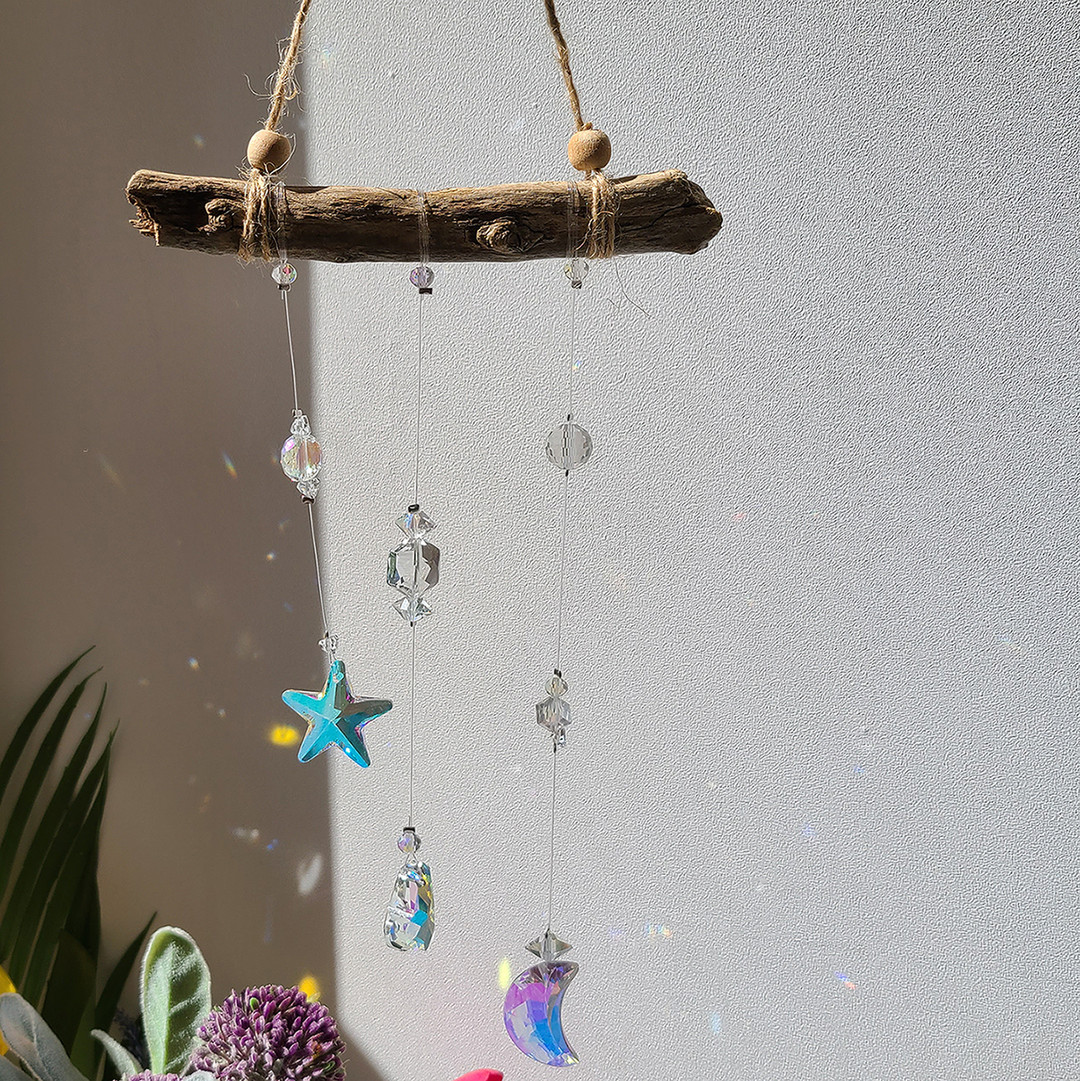 Unique Crystal Prism Ball Rainbow Maker Window Prisms Suncatcher