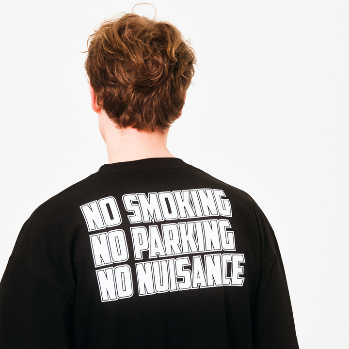 BURNING SMILE TEE (BLACK) | 아이디어스