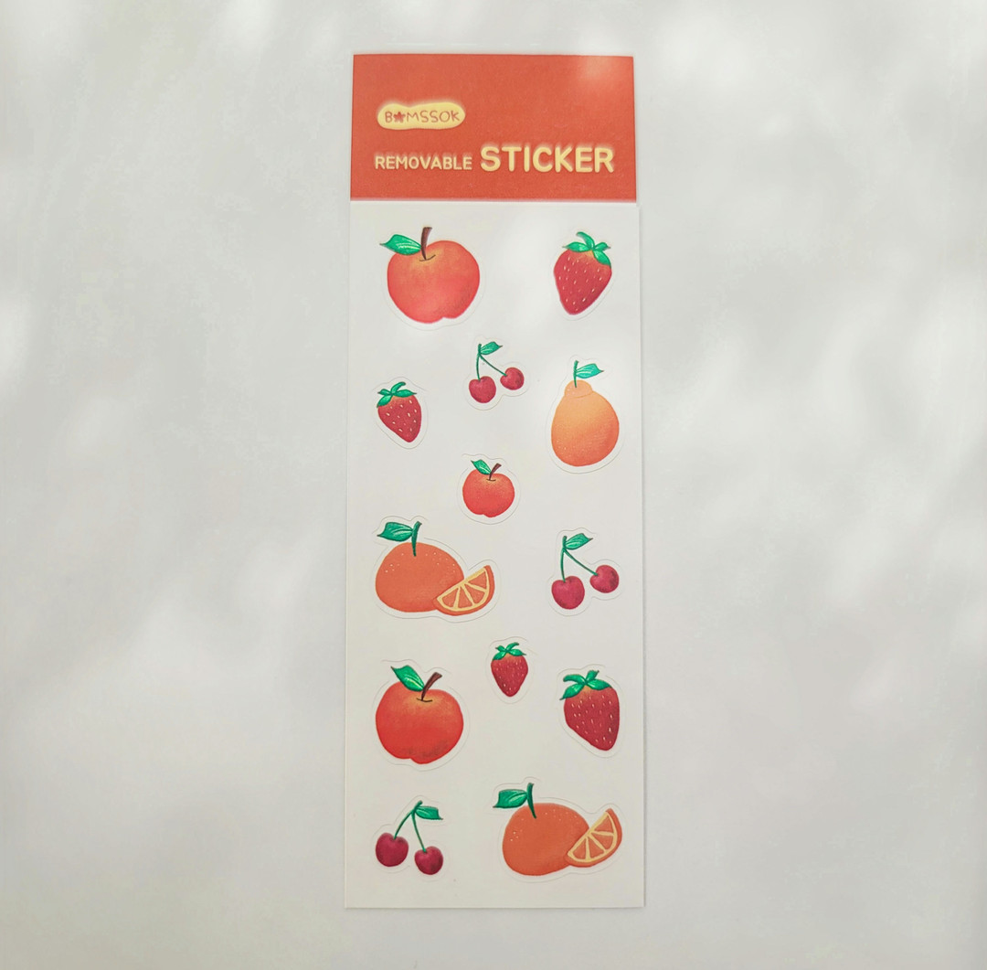 Fruit Illustration Removable Sticker | idus