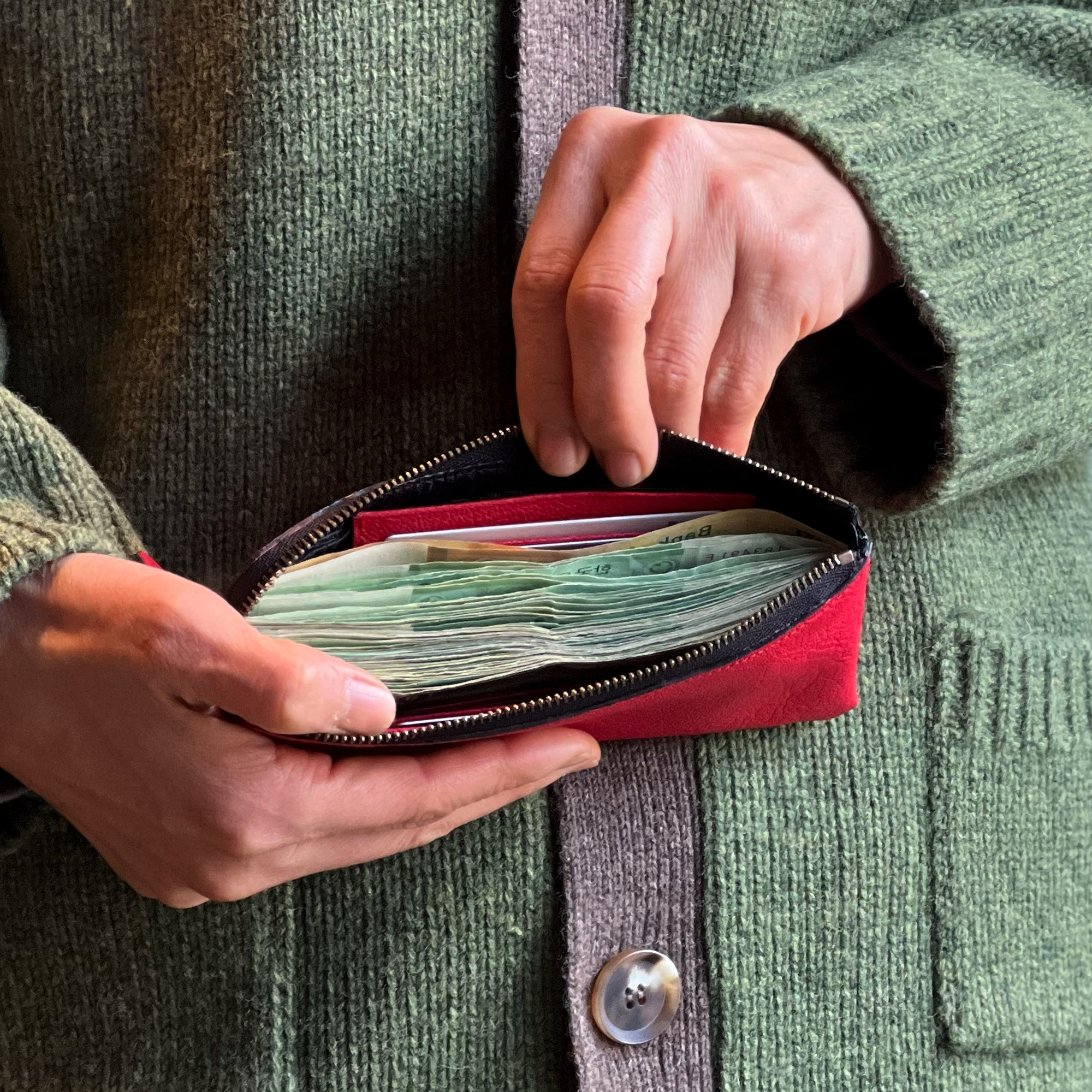 정감가는 가죽지갑_Incas Goat | 아이디어스