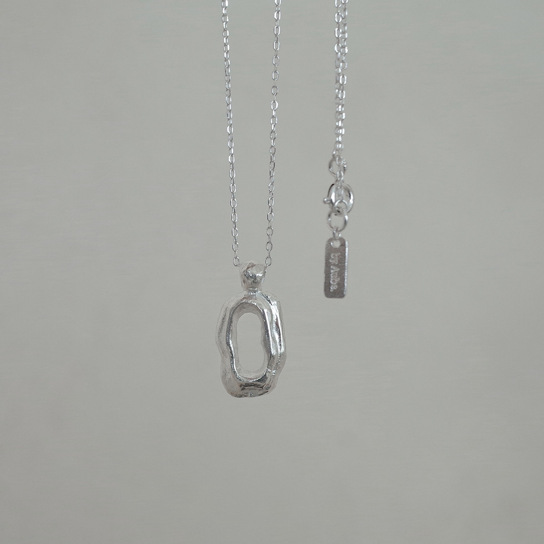 silver · asteroid necklace I | idus