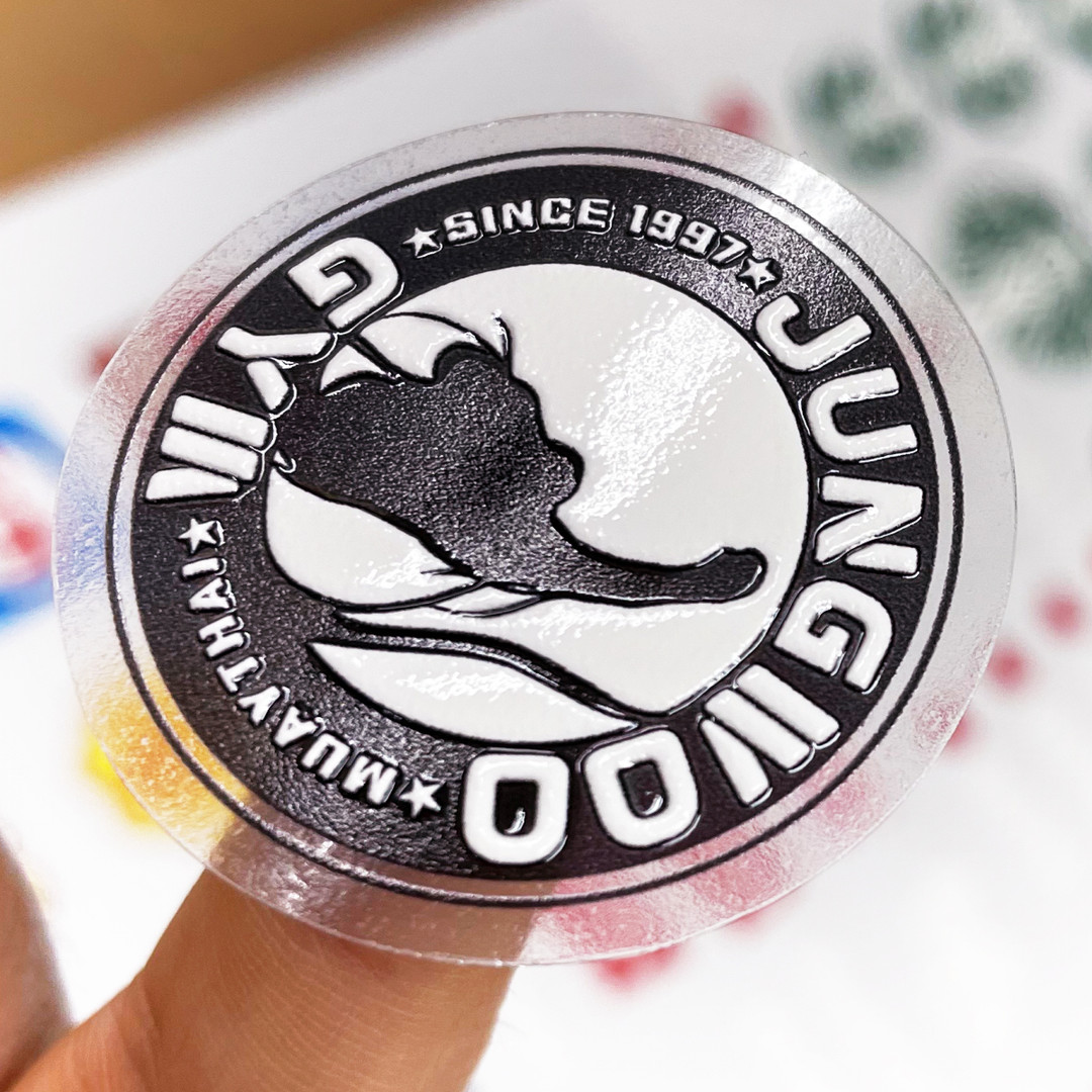 Custom 3D sticker, transparent sticker production | idus