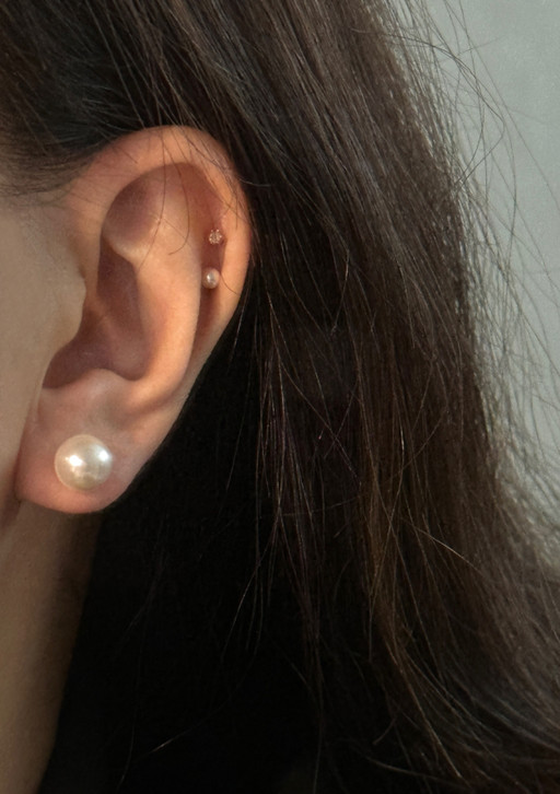 결혼식필수템! 14k 정품 스왈 진주 귀걸이 3size | 아이디어스