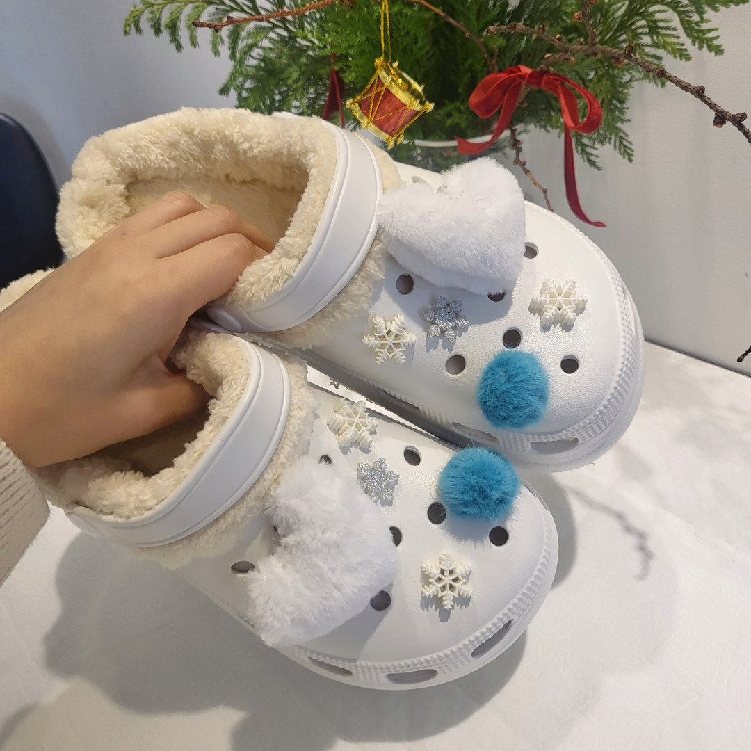 Soft fake fur heart Zibitz set 10pcs | idus