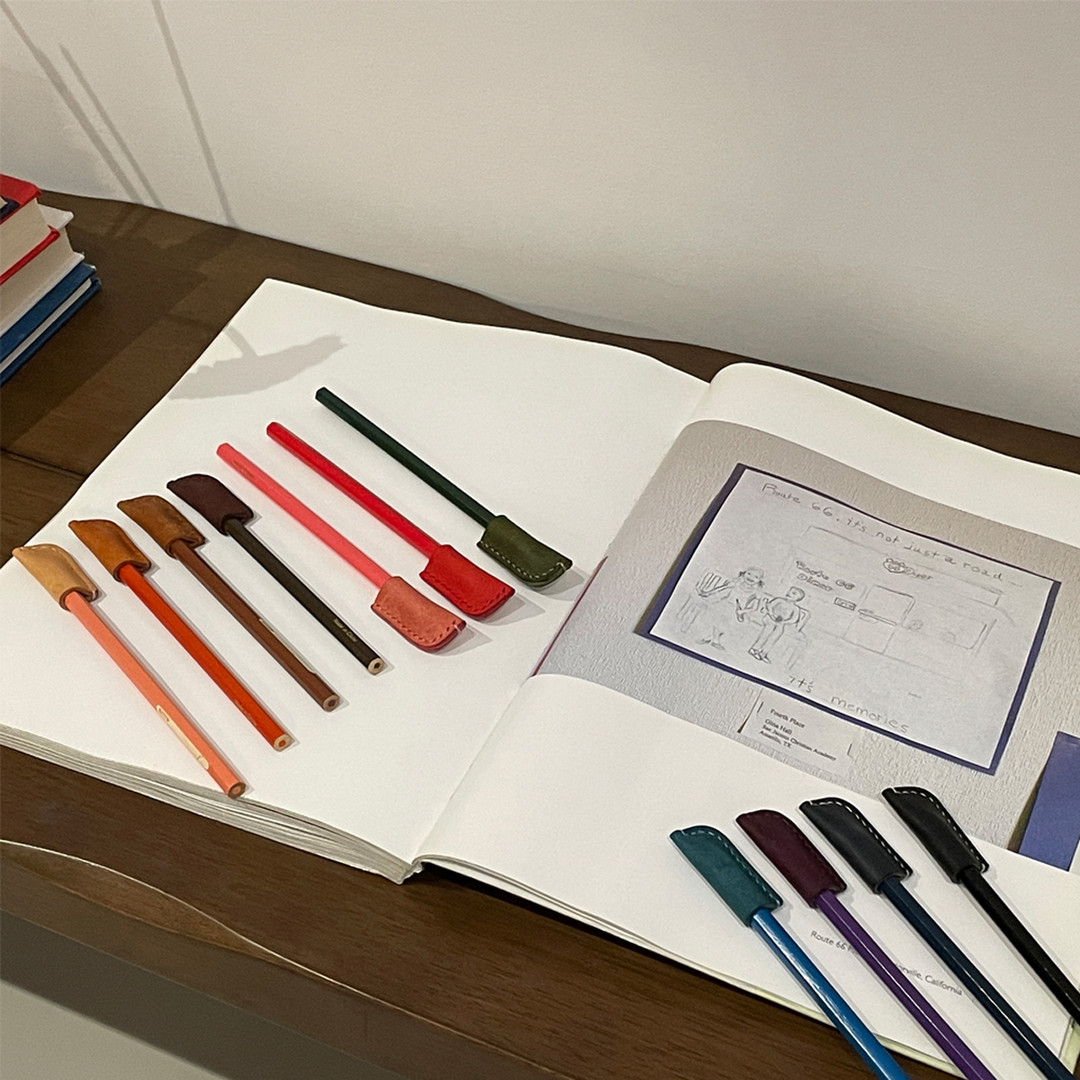 Dainty Leather Pencil Cap | idus