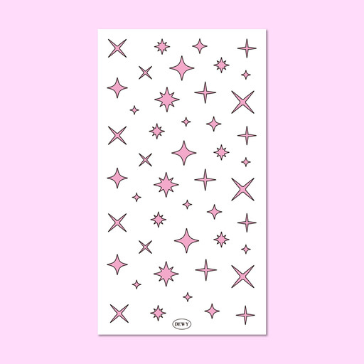 twinkling sticker (pink) | 아이디어스