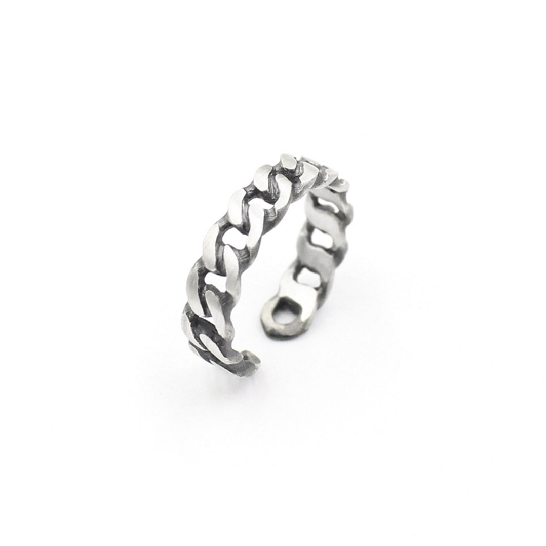 Chain 925 Silver Open Ring #7 | idus