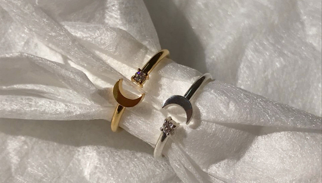 Silver925 Moonlight open ring | idus