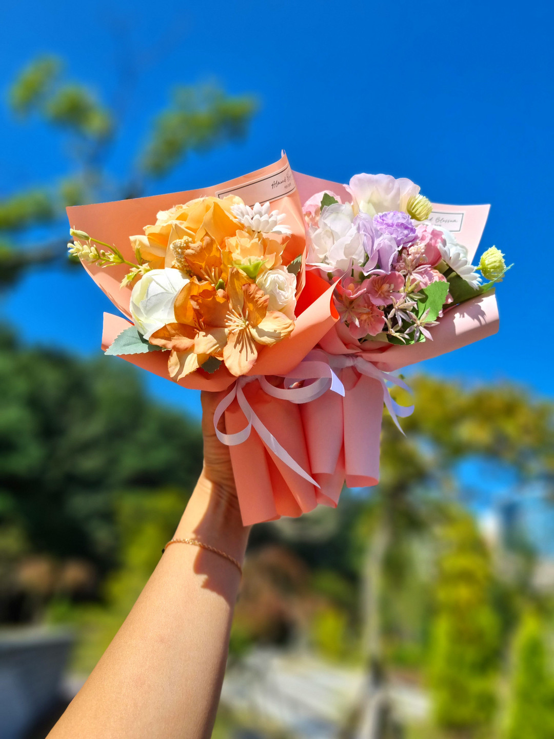 A cute bouquet of artificial flowers | idus
