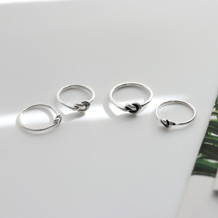 925 Silver Pretzel Ring | 아이디어스