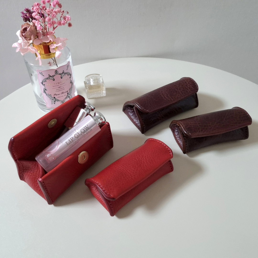 Italian Leather Multi Pouch(Mini Size, Micromini Size, Magnet Button) | idus