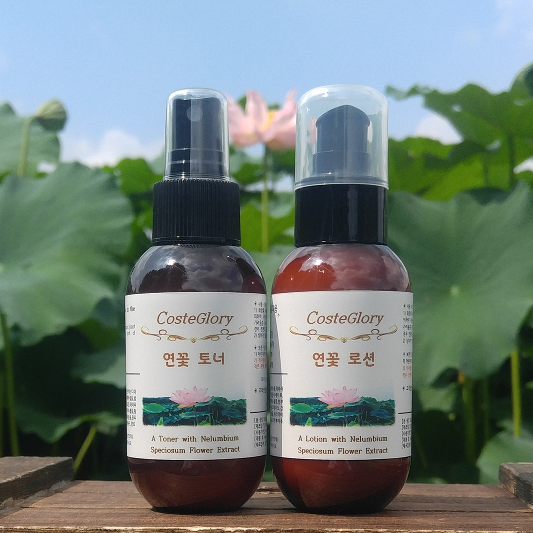 Summer Lotus Flower Toner and Lotion Set / acne care | idus