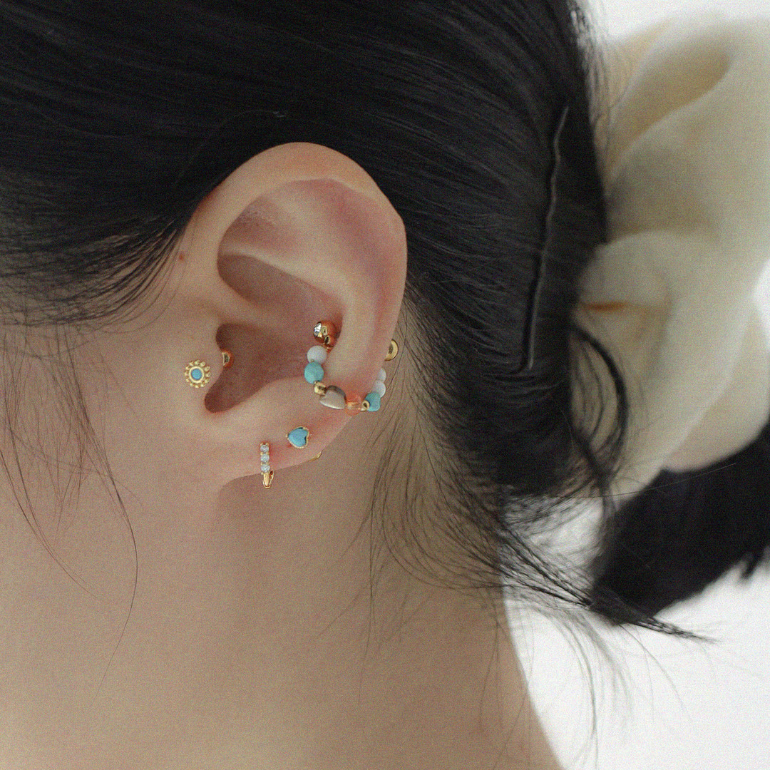 KONA Turquoise Blue Piercing(earring) | idus