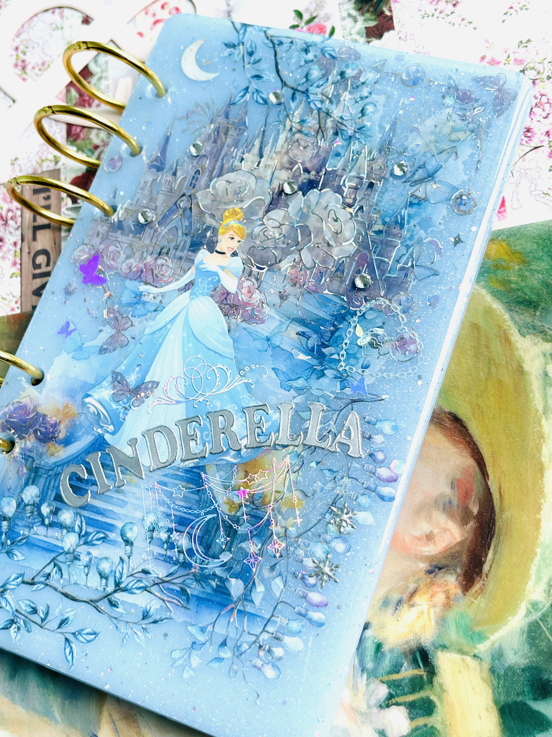 Cinderella/A6 size resin binder/ diary cover | idus