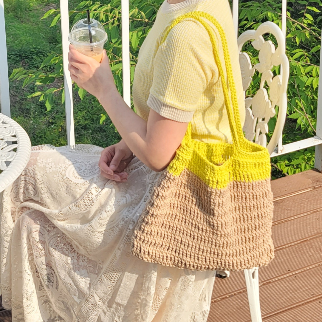 Two-tone Color Bag | idus