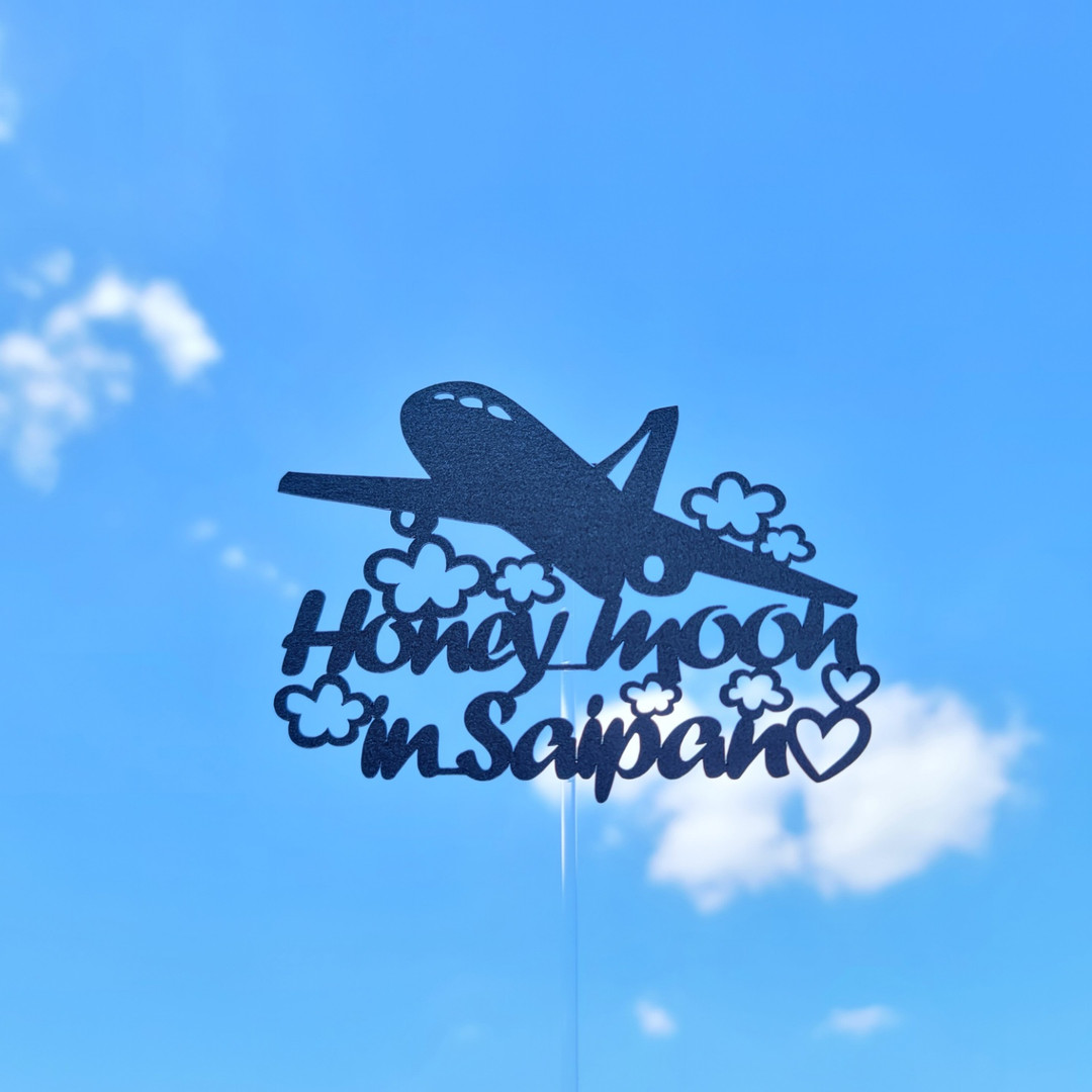 Honeymoon Topper Travel Topper Airplane Bali Hawaii Guam Topper | idus