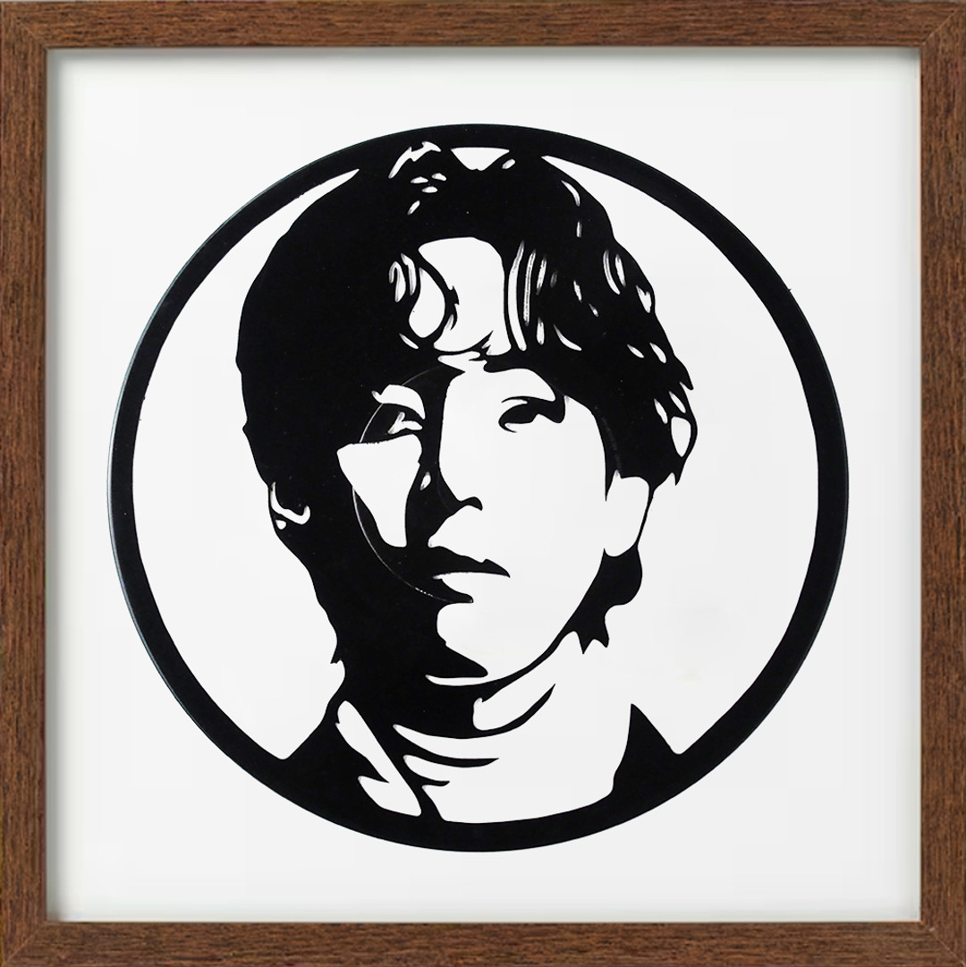 BTS Vinyl Record Sculpture Frame