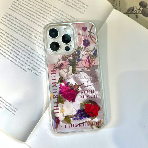 Kitsch case 델라티나_키치플라워 보라색폰케이스 | 아이디어스