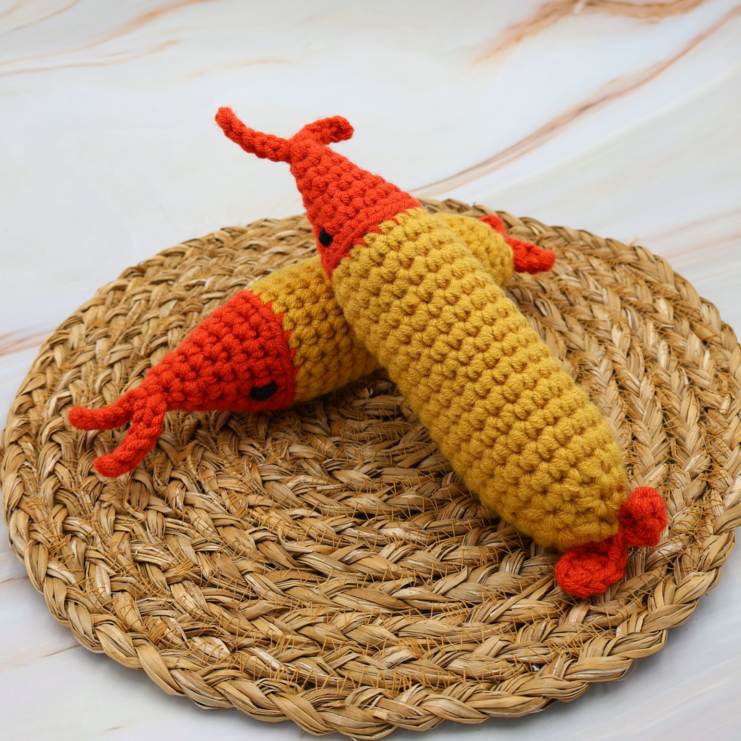 Dog and Cat toys : fried shrimp toys(squeaky/rattle/catnip/matatabi) | idus