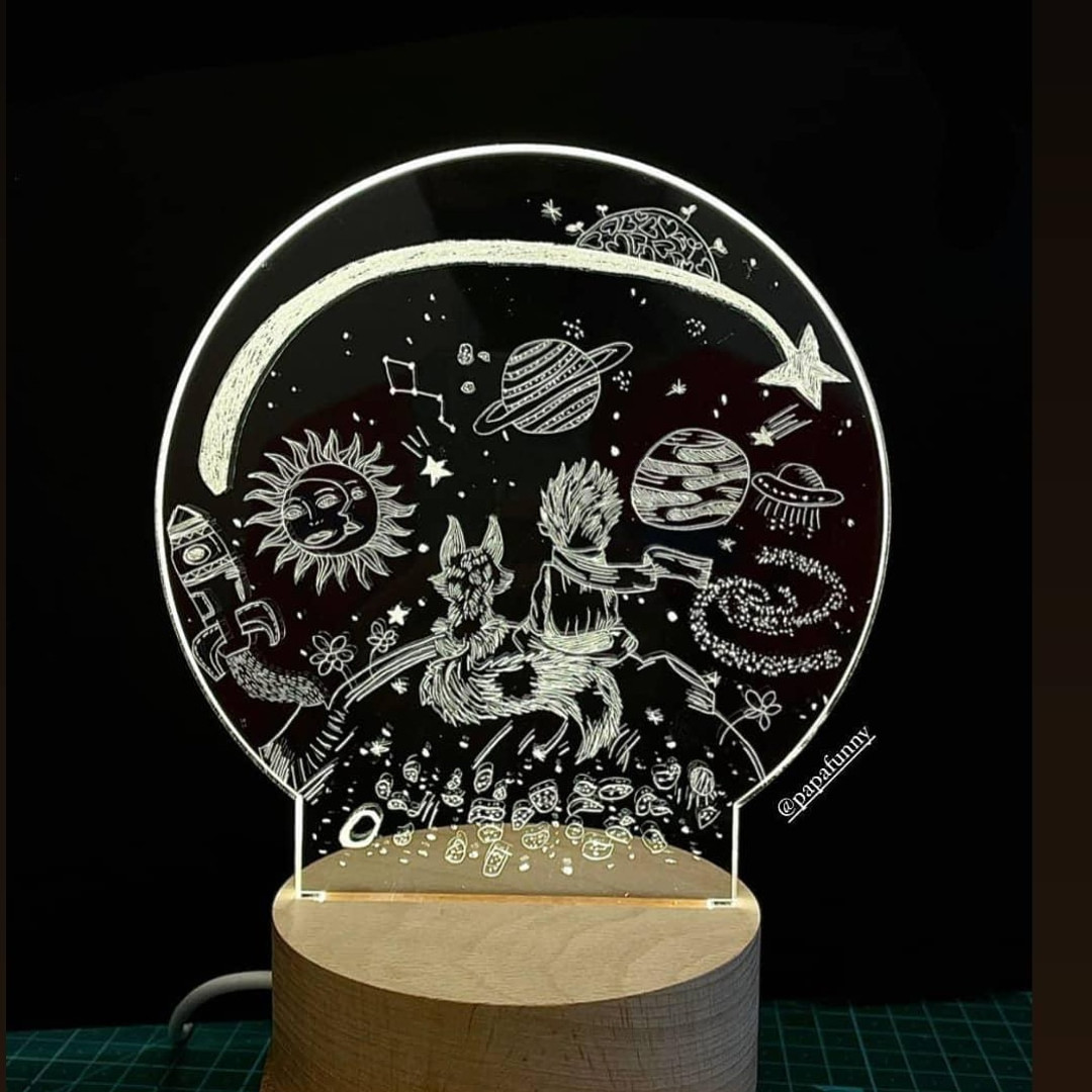 LED Scratch Drawing Sleeping Light Making Kit