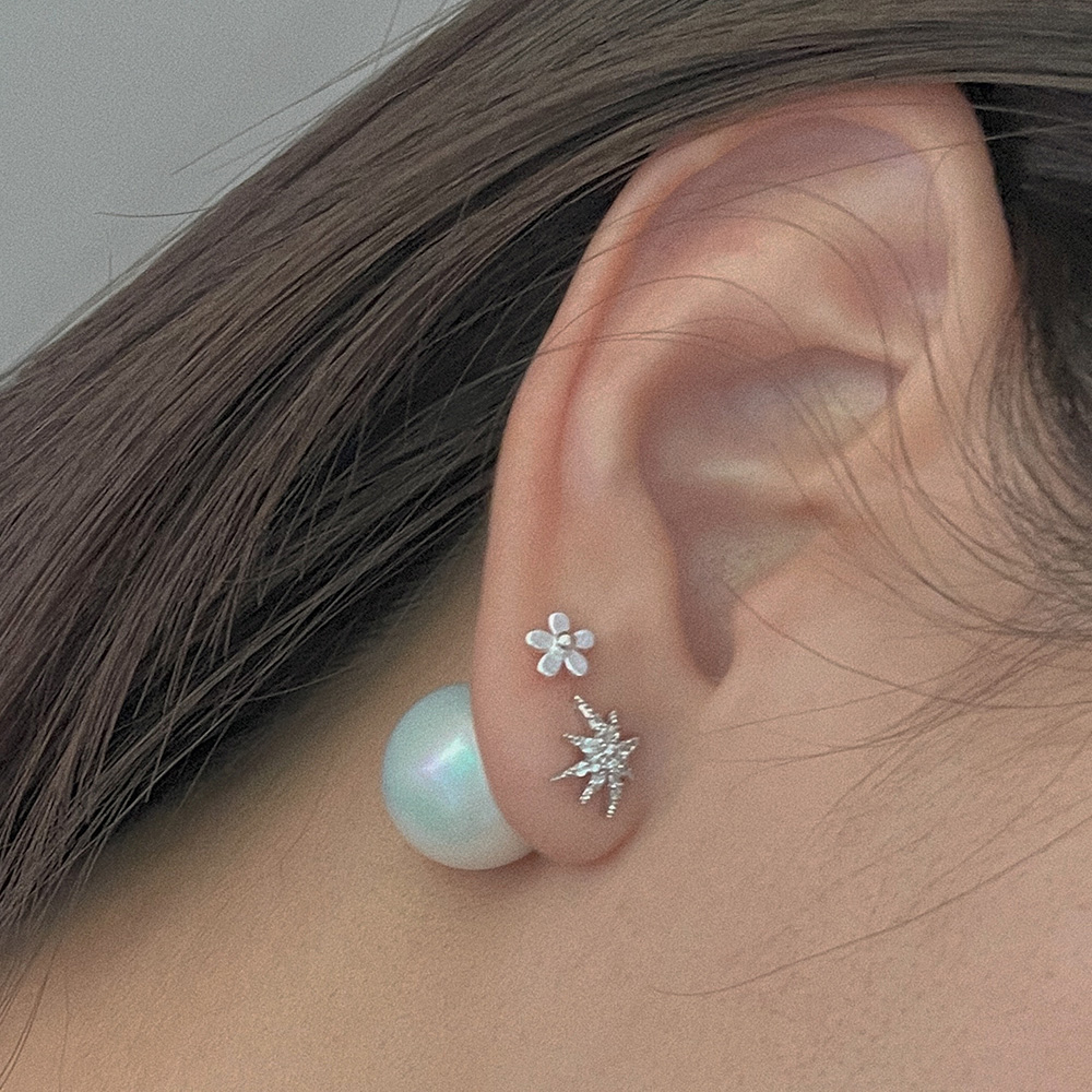 Starlight Two-way Pearl Earring