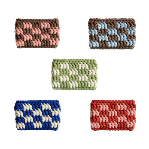 checkerboard card wallet | 아이디어스