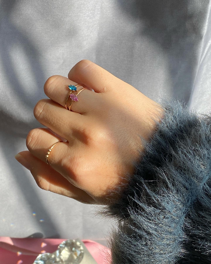 당일배송 [2color] 925실버 엘사 타원반지 | 아이디어스