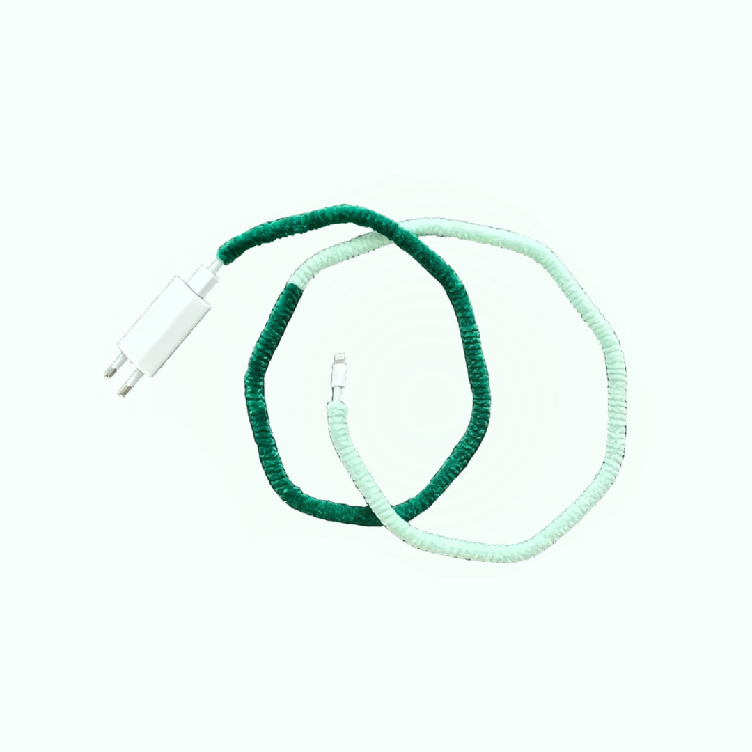 FLUFFY CABLE THIN ver.2 / greenmint | idus