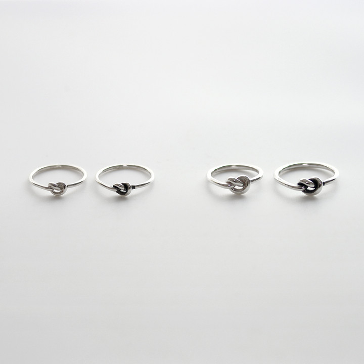 925 Silver Pretzel Ring | 아이디어스