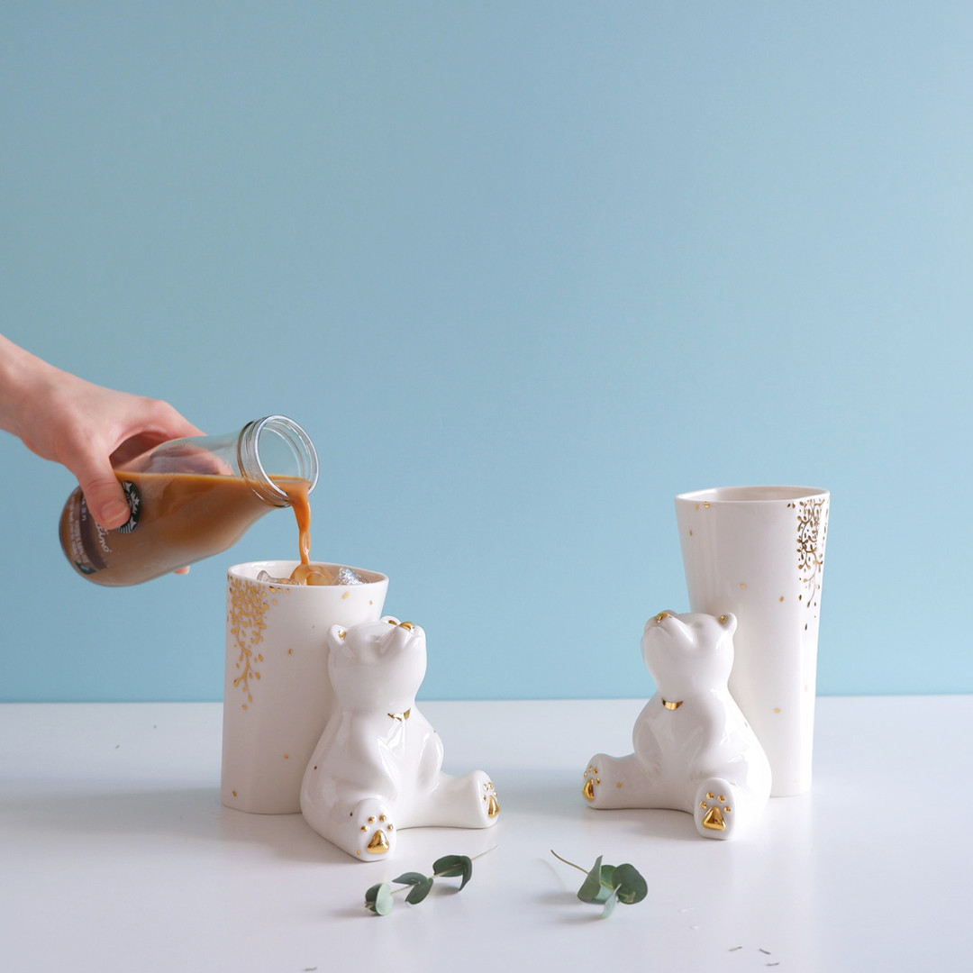 'Choeun, Shiwm Ceramics' Bear Cup | idus