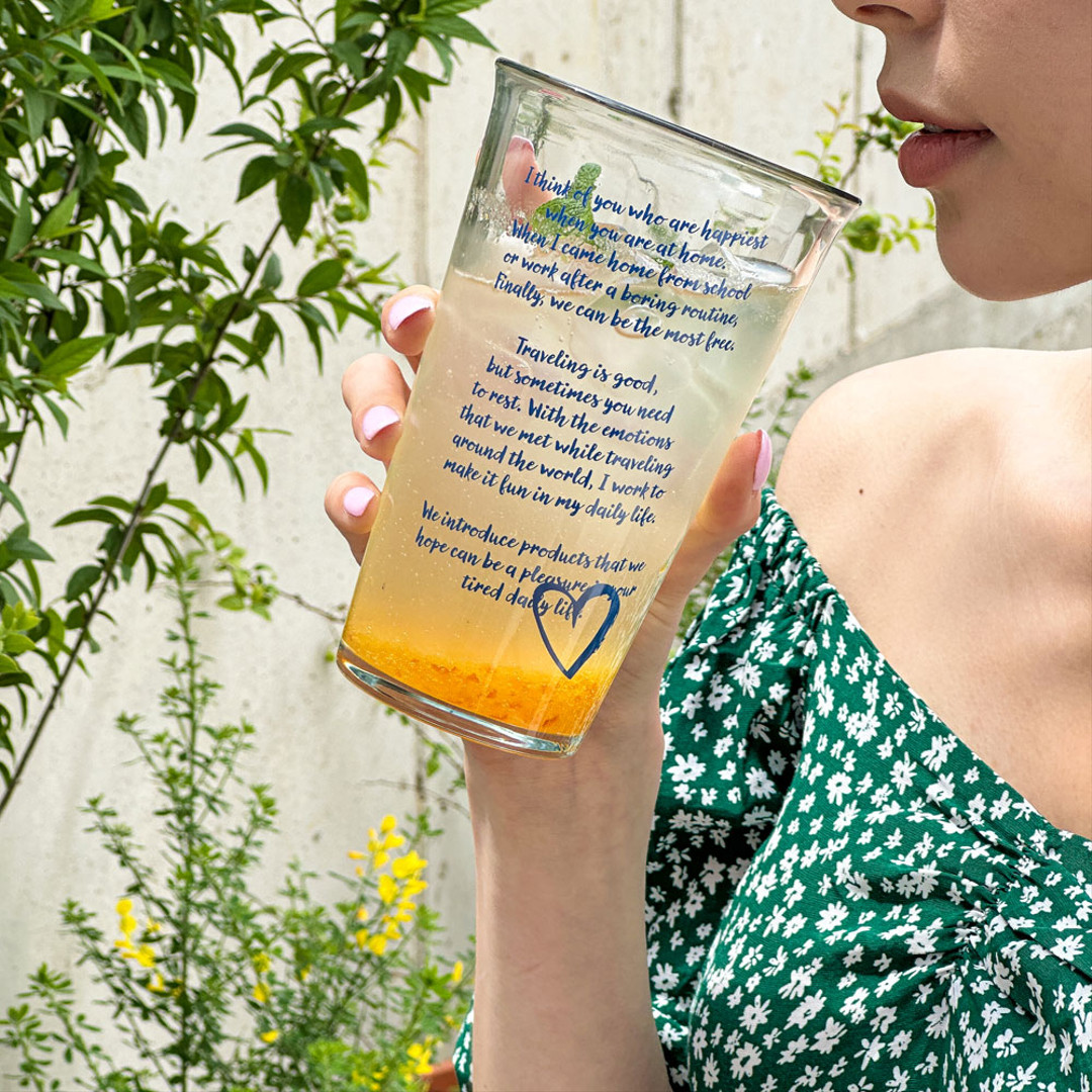 clear glass cup | idus