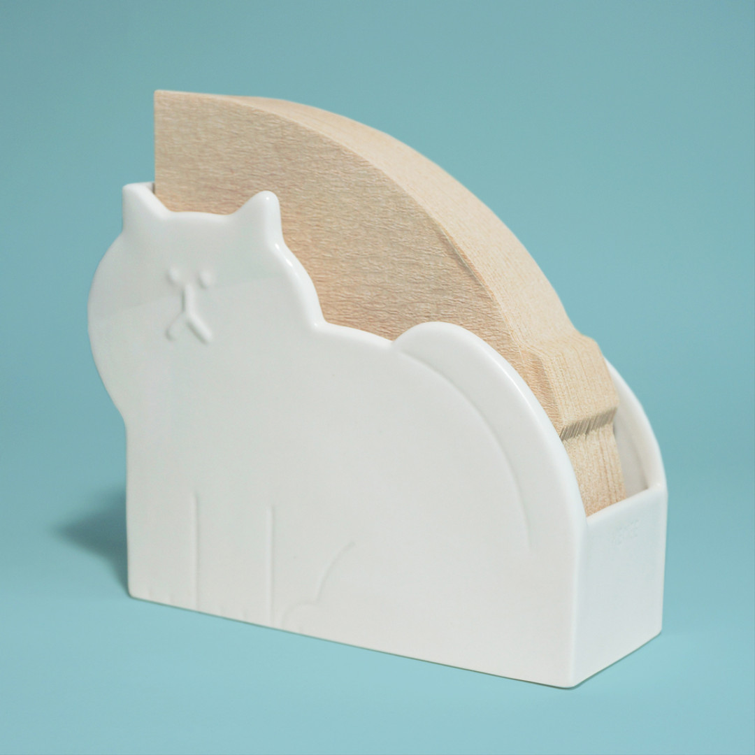 KENEE Cat Coffee Filfer & Napkin Holder | idus