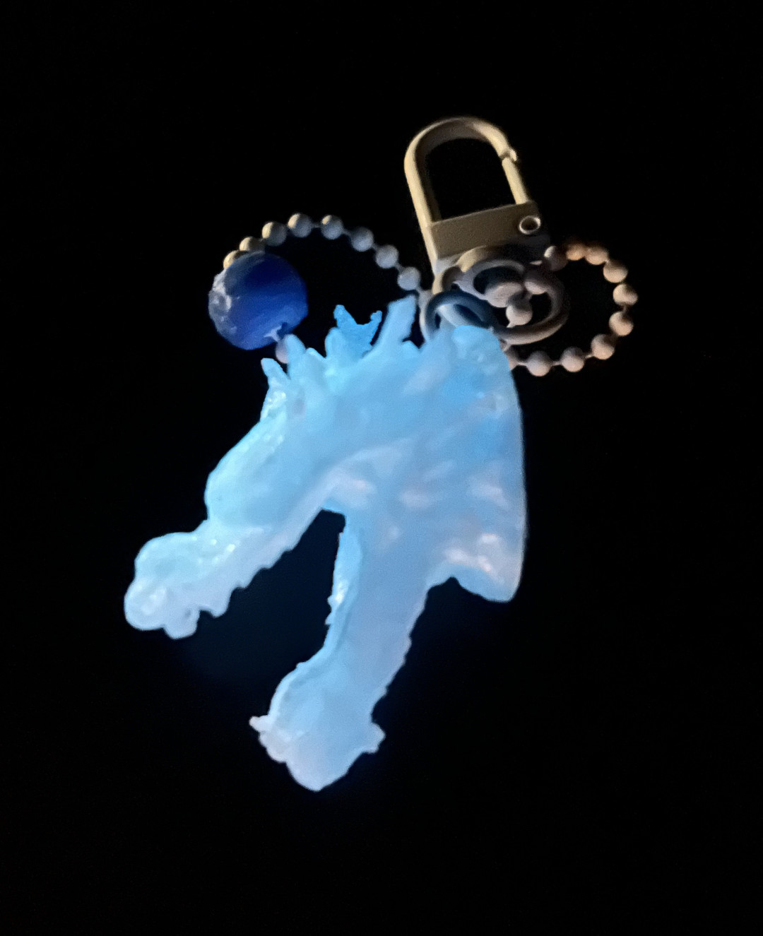 blue dragon key ring | idus